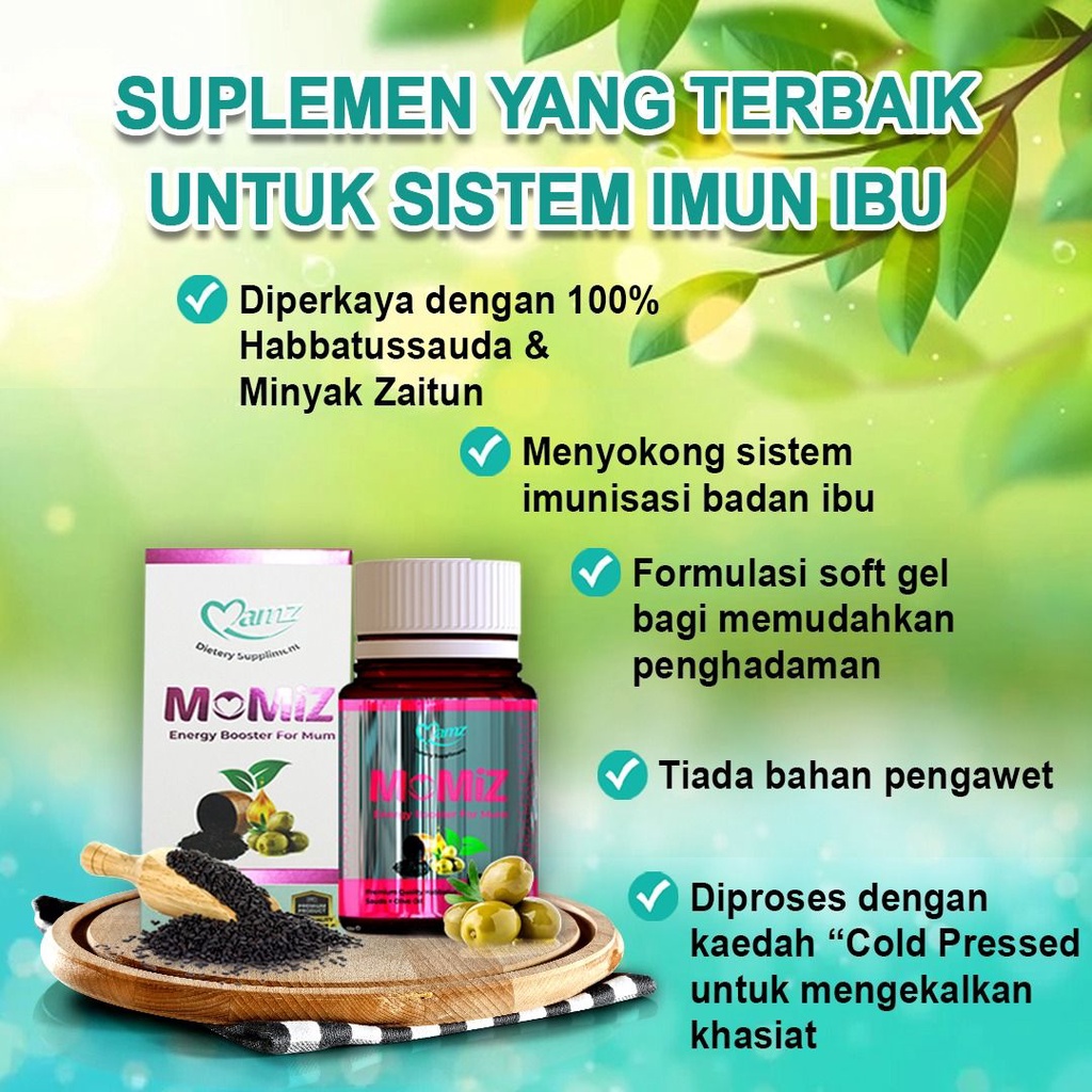 ORIGINAL MOMIZ ENERGY & MILK BOOSTER FOR MOMMIES | Shopee Malaysia