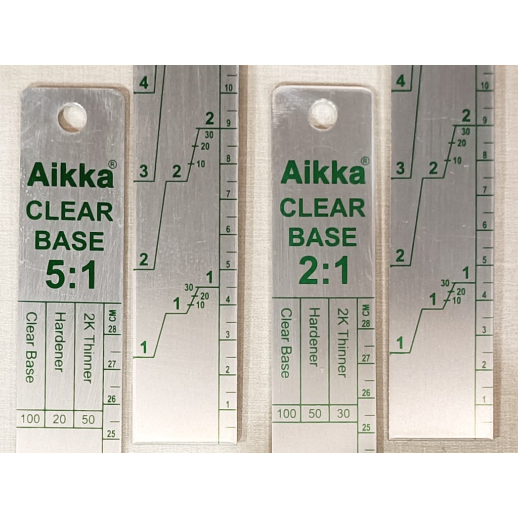 Aikka Car Paint Measuring / Mixing Stick (Pembaris Cat Kereta) | Shopee ...