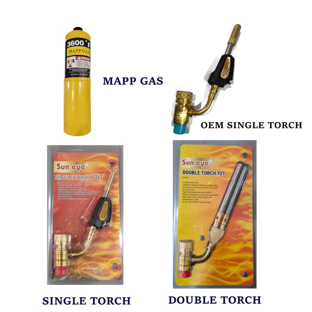 Mapp Gas // Single Torch // OEM Single Torch // Double Torch Welding ...