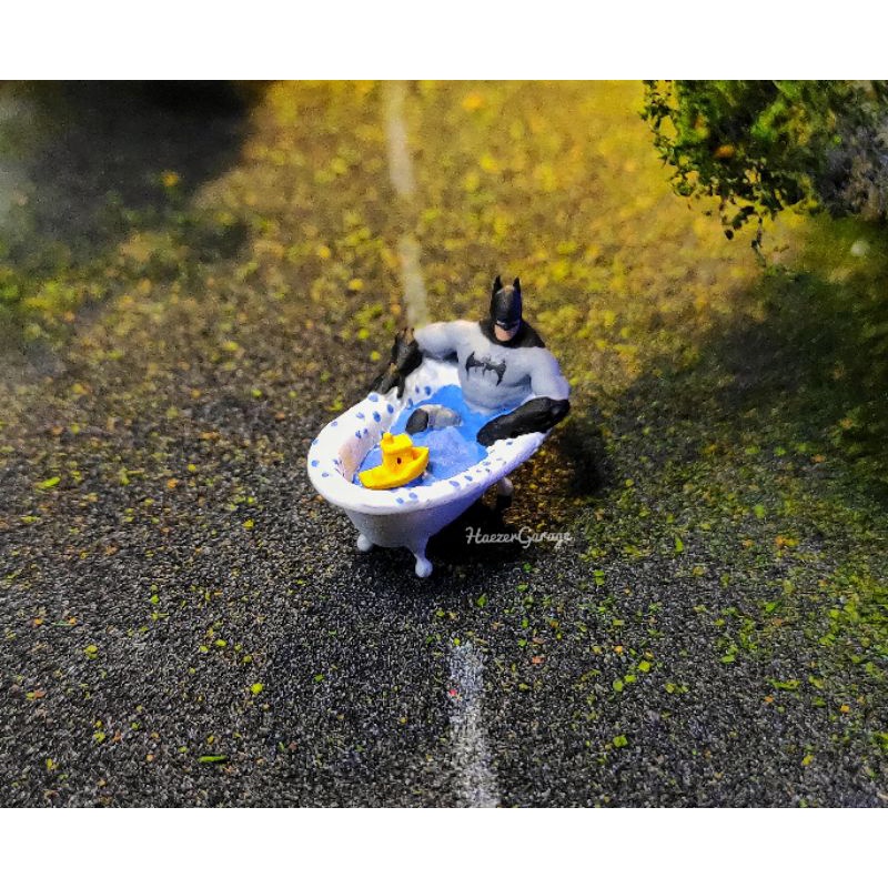 Miniature Mini Action Figure 1/64 Batman Bath - h3d | Shopee Malaysia