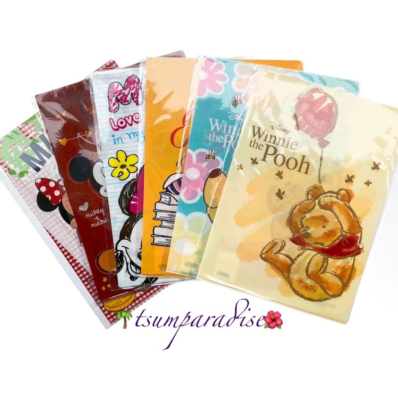 File Folder for Short Bond Paper Mickey Minnie Mouse Marie Winnie the ...