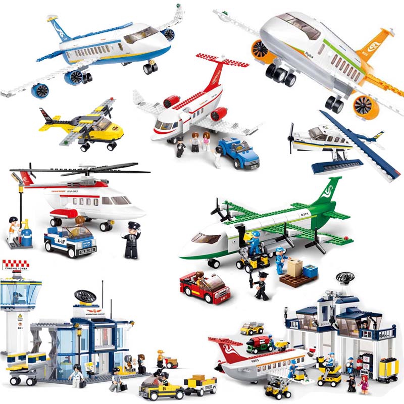 Aviation Aircraft Series Building Blocks Toys Set /DIY Assembled ...