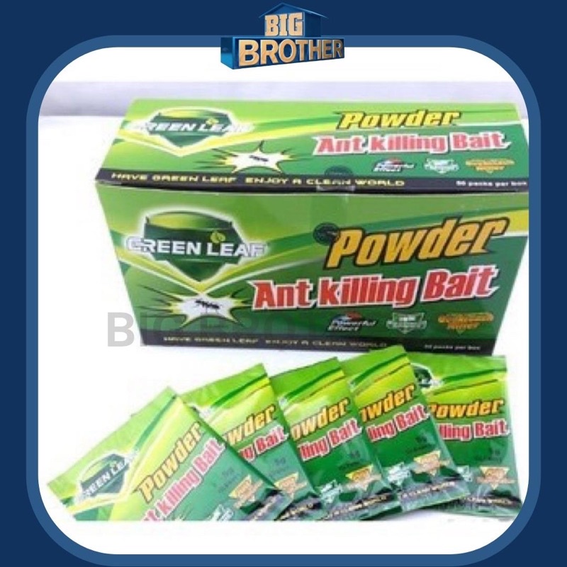 🔥Malaysia Ready Stock🔥1pcs Green Leaf Powder ant Killer Killing Bait ...