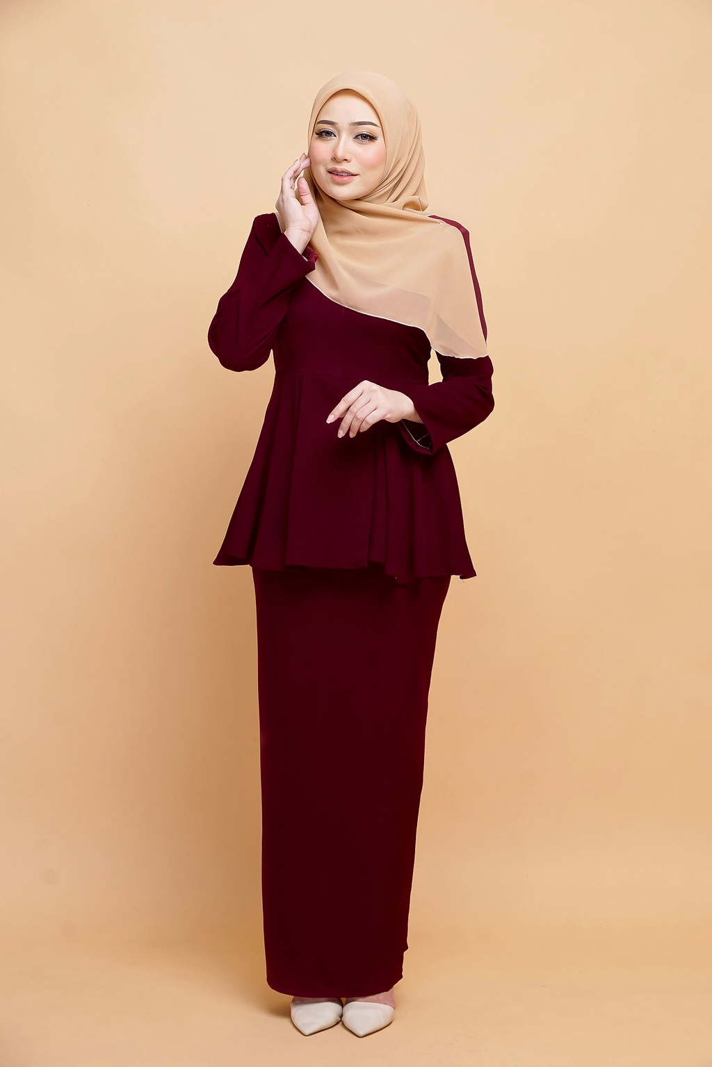 Baju Kurung Moden | Kurung Muslimah | Nursing Friendly | Kurung Camelia ...