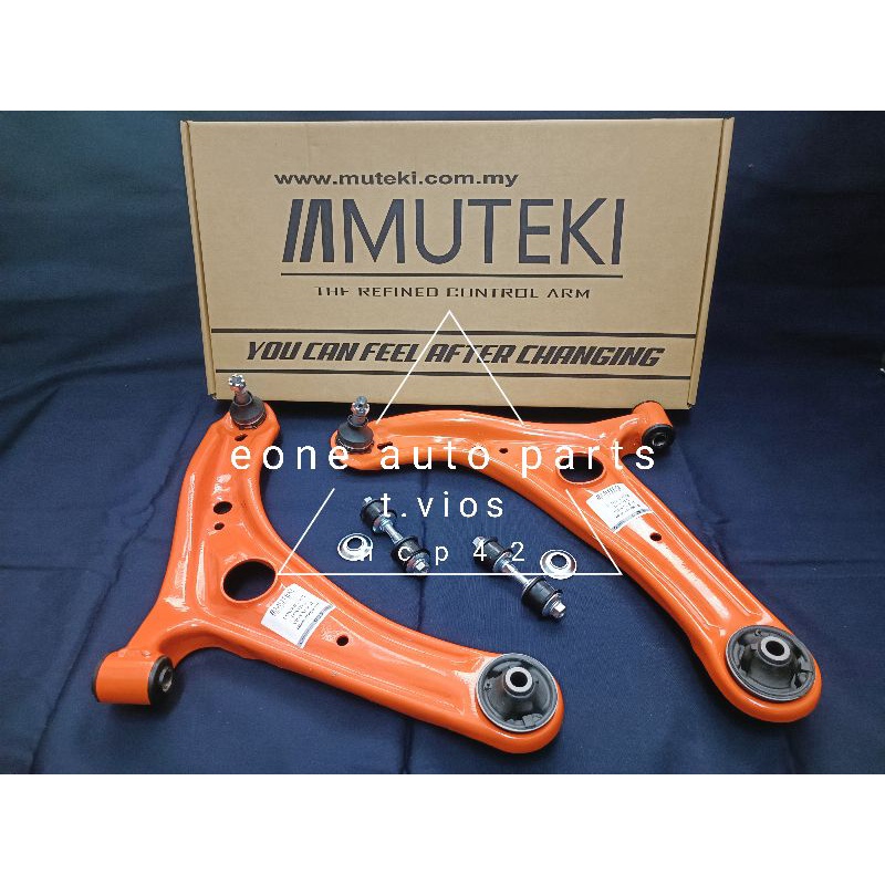 TOYOTA VIOS NCP42 MUTEKI FRONT LOWER ARM WITH STABILIZER LINK | Shopee ...
