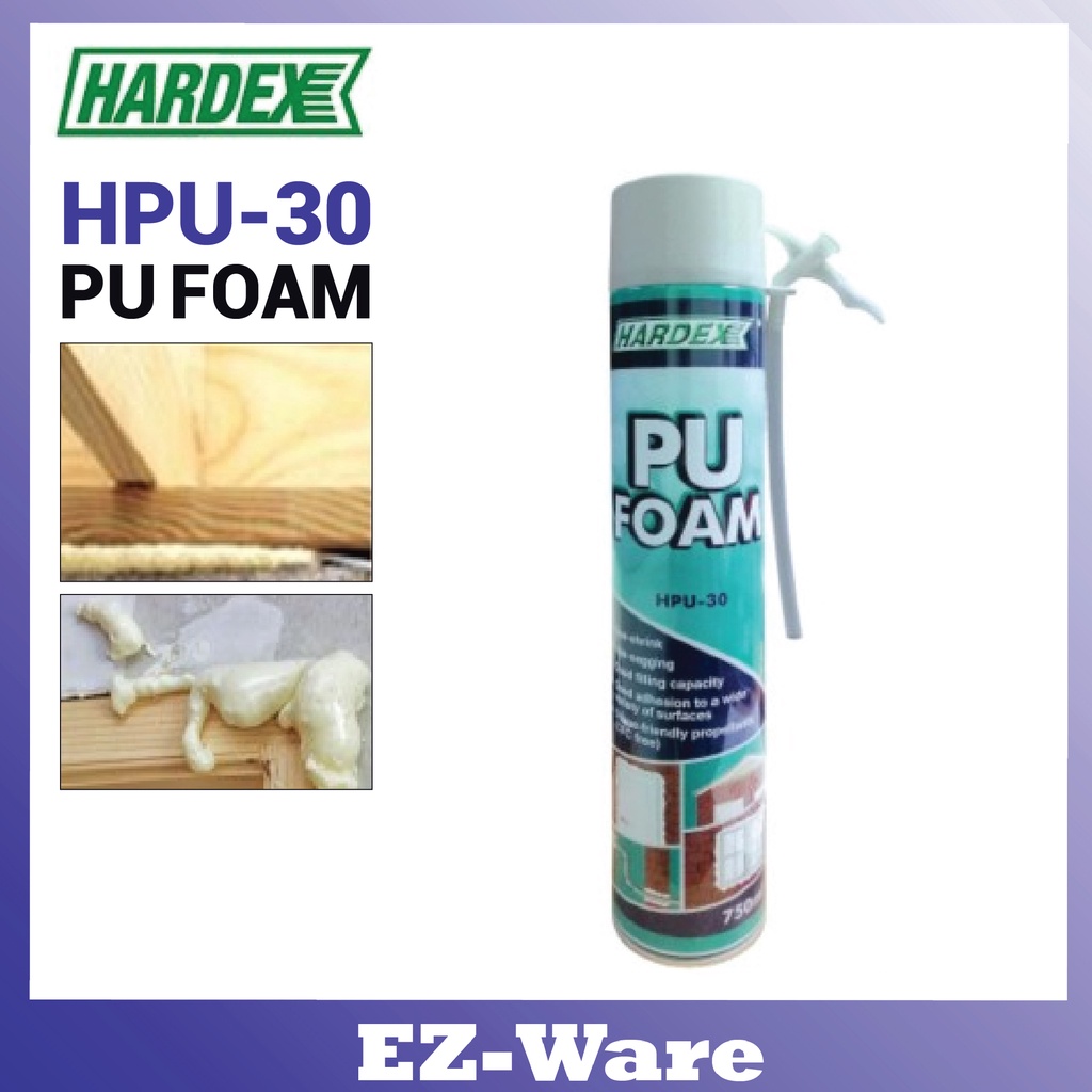 HARDEX HPU-30 750ML General Purpose PU Foam (Filler) | Shopee Malaysia