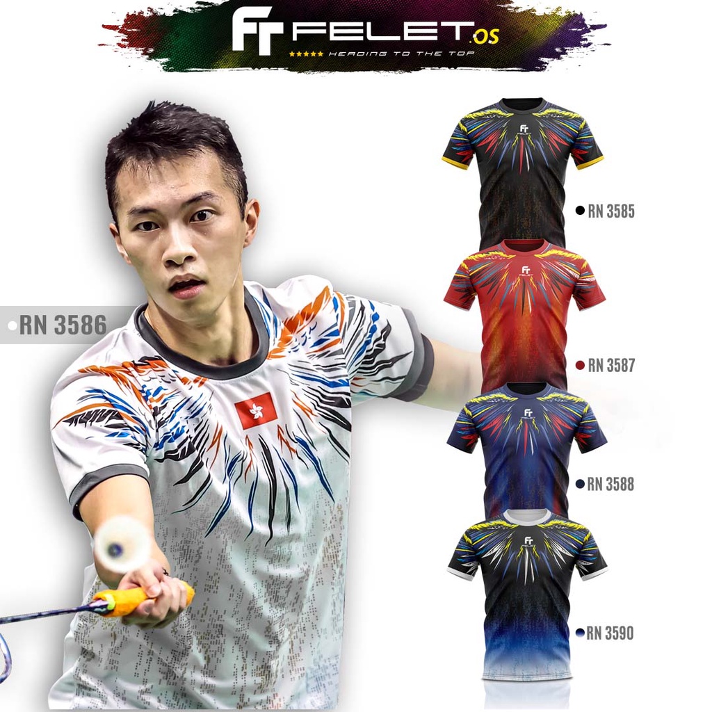 FELET Graphic Collection RN-3585,3586,3587,3588 and 3588 Badminton ...