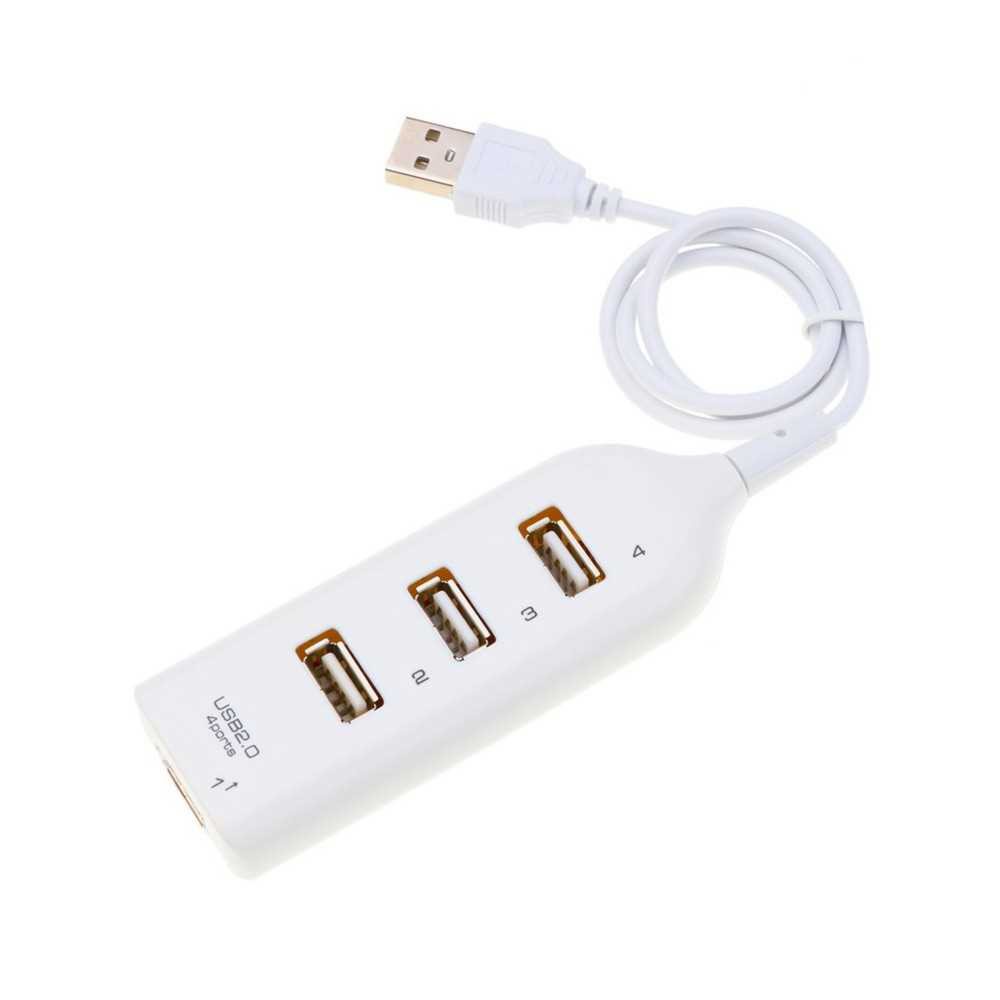 4-Ports USB Hub 1-Meter Portable USB 2.0/1.1 Splitter Supports Charging ...