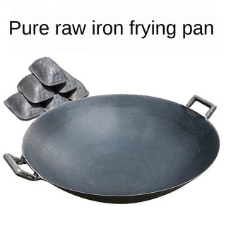 🔥HOT ITEM🔥Traditional Old Fashioned CAST IRON WOK / Pan Non Stick ...