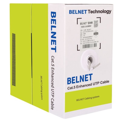 BELNET CAT5E 24AWG ALUMINIUM COPPER PATCH CORD CABLE BOX 305M (CA368 ...