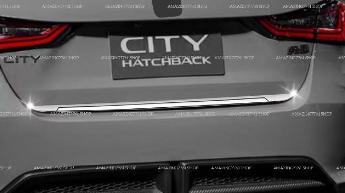 AMAZING HONDA CITY HATCHBACK RS REAR TAIL GATE CHROME LINING MOLDING ...