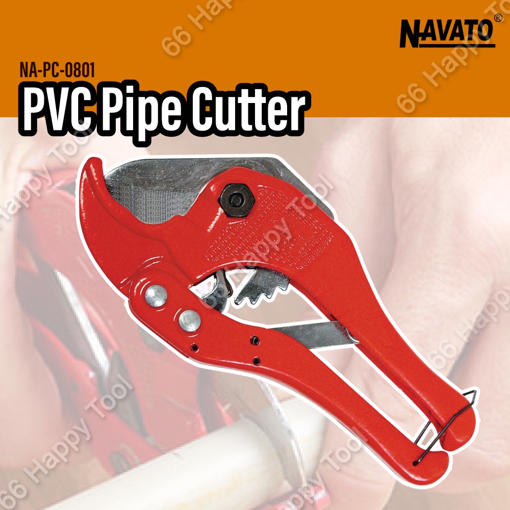 NAVATO 42mm PVC Pipe Cutter Vinyl Snips Cutting Heavy Duty Scissor ...