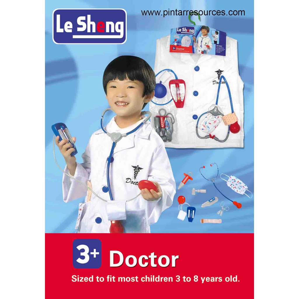 READY STOCK Cosplay Kids Children Doctor Occupation Career Ambitions ...