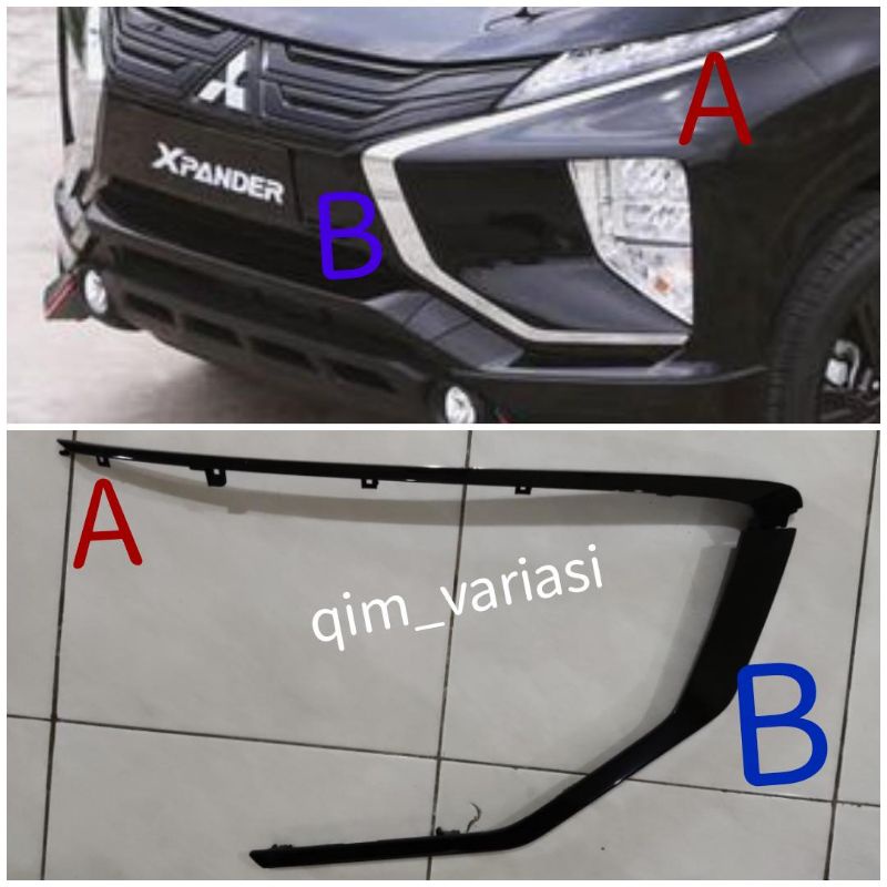 Trim List Grill Bumper Mitsubishi Xpander | Shopee Malaysia