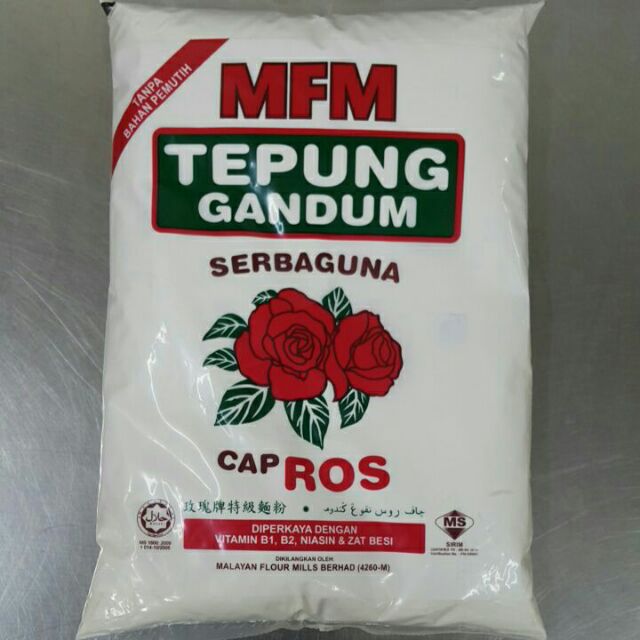 Tepung Gandum cap rose 850g | Shopee Malaysia