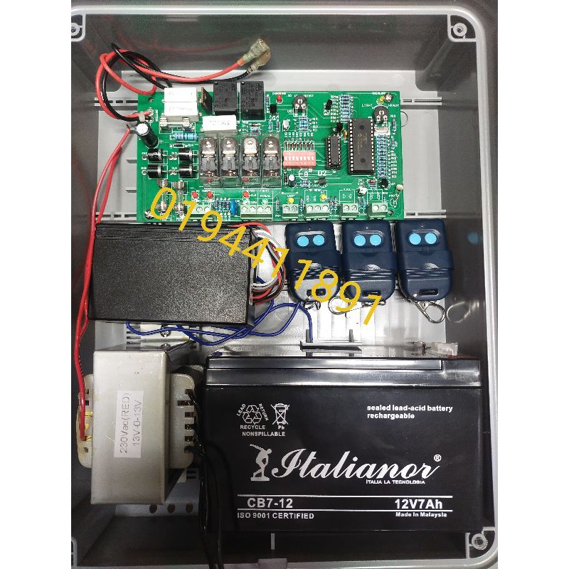 Sliding Autogate Control Box DC Sliding Motor Panel Boxset with ...