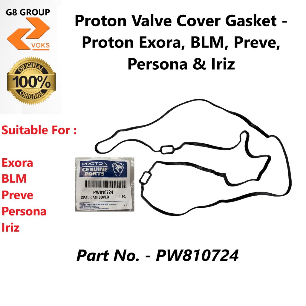 Proton Valve Cover Gasket - Proton Exora, BLM, Persona, Iriz & Preve ...