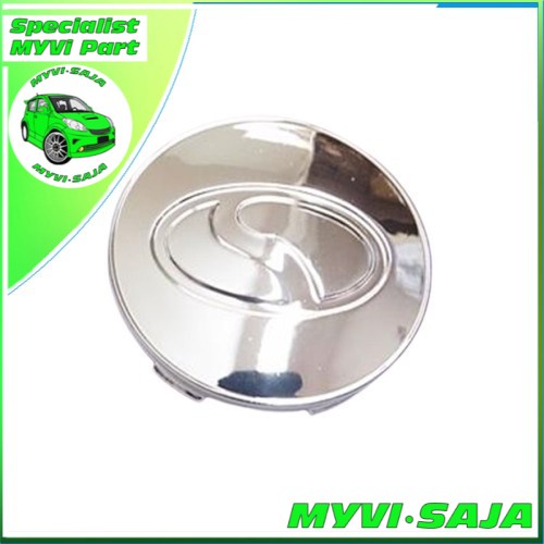 Perodua Viva Kelisa Alza Myvi Axia Bezza Chrome Rim Cap / Wheel Cap ...