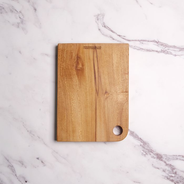 Teak Wooden Rectangular Board 25x18cm / Teak Wood Cutting Board ...