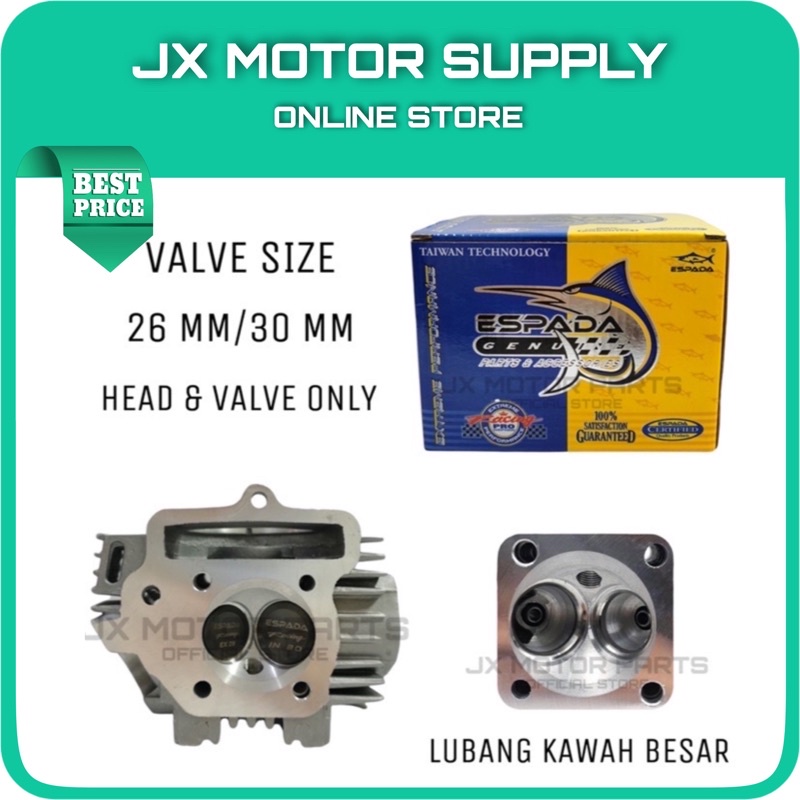 ESPADA RACING HEAD (26MM/30MM) EX5/EX5 DREAM/EX5 CLASS 1/WAVE100 ...