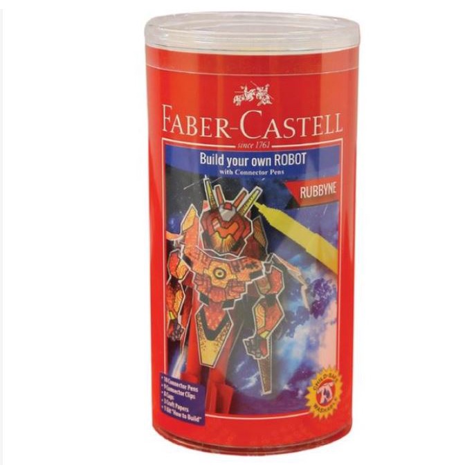 Faber Castell Connector magic marker Pen Build Your Own Robot set ...