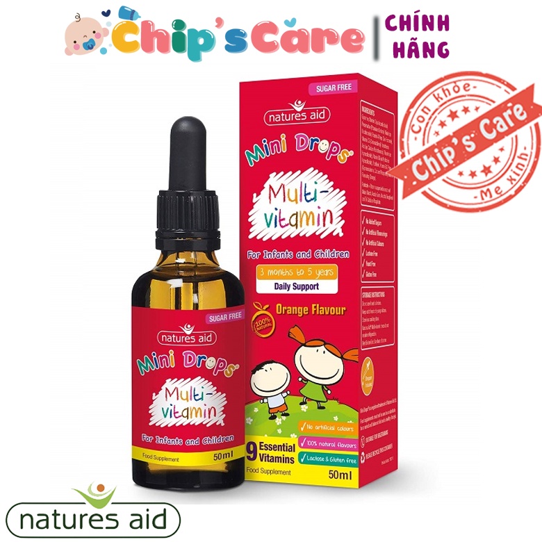 Multi Vitamin Natures Aid drops for babies from 3 months - 5 years old ...
