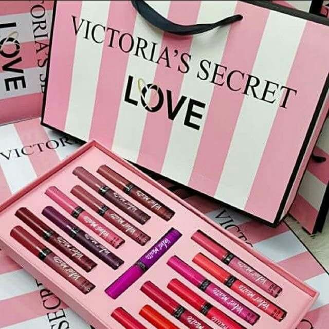 🔥🔥💥HOT GIFT SET. VICTORIA SECRET 15 in 1 LIPSTICK VELVET MATTE SET🔥🔥 ...