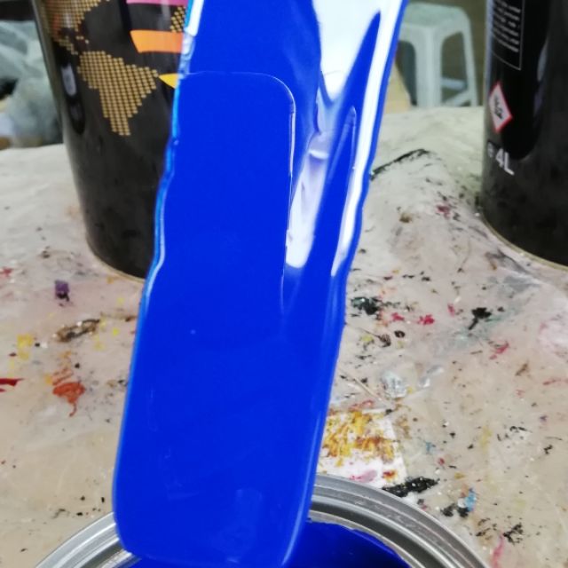 BIRU SAMCO CAT 2K SAMCO BLUE | Shopee Malaysia