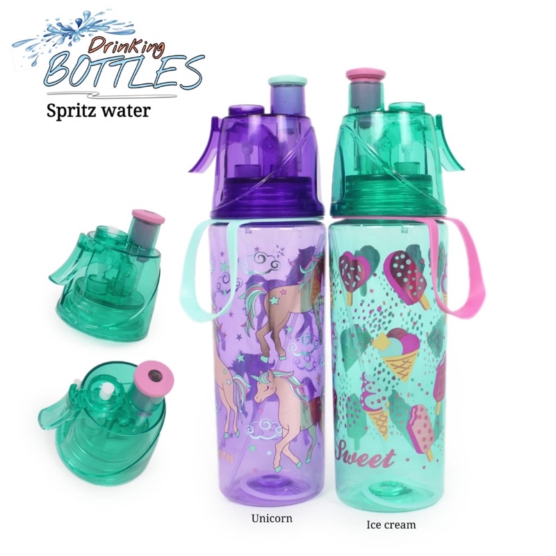 Kids Drink BOTTLE Spray SPRITZ WATER BOTTLE 550ml | Shopee Malaysia