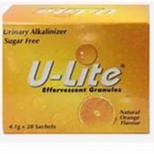 U-Lite /URINARY ALKALINIZER EFFERVESCENT GRANULES 4.1GX28 Sachet #ural ...