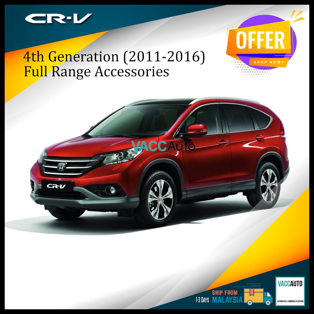 Honda CRV TOA Full Range Car Accessories Handle Mudguards Door Pillar For CR-V 2012 - 2016 TFC ...