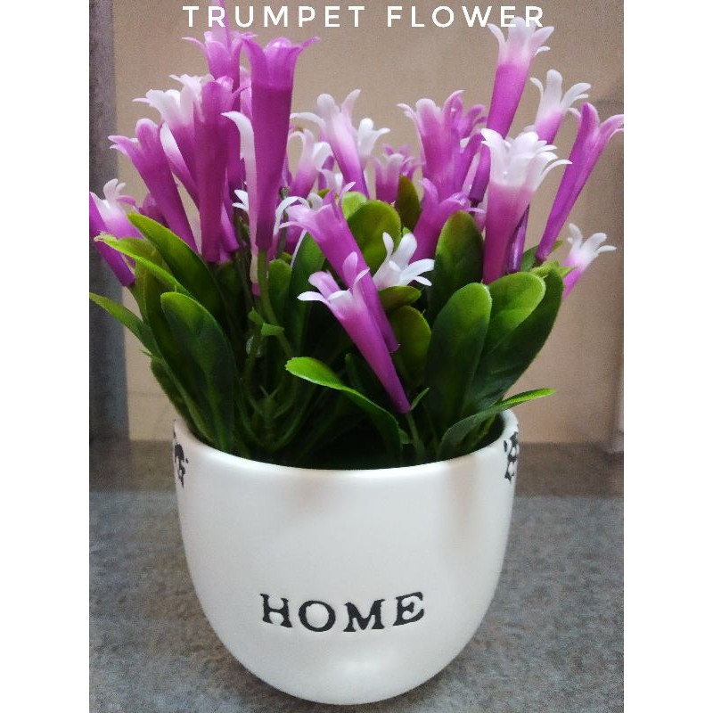 Trumpet Artificial Flower Kaison ( Ready Stock) Pokok Tiruan Trumpet ...