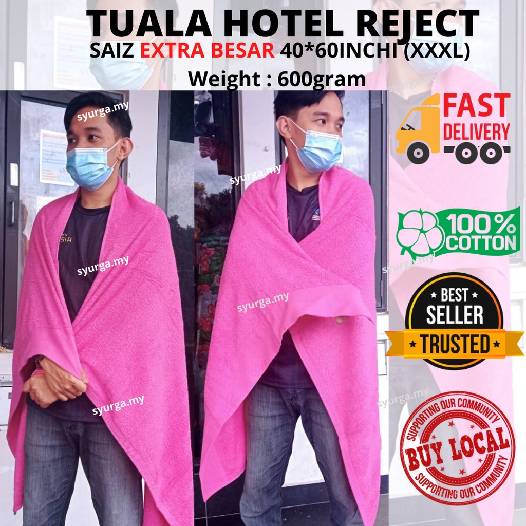 4 BINTANG STAR HOTEL TUALA REJECT SAIZ BESAR 40 X 60 INCHI COTTON 100% ...