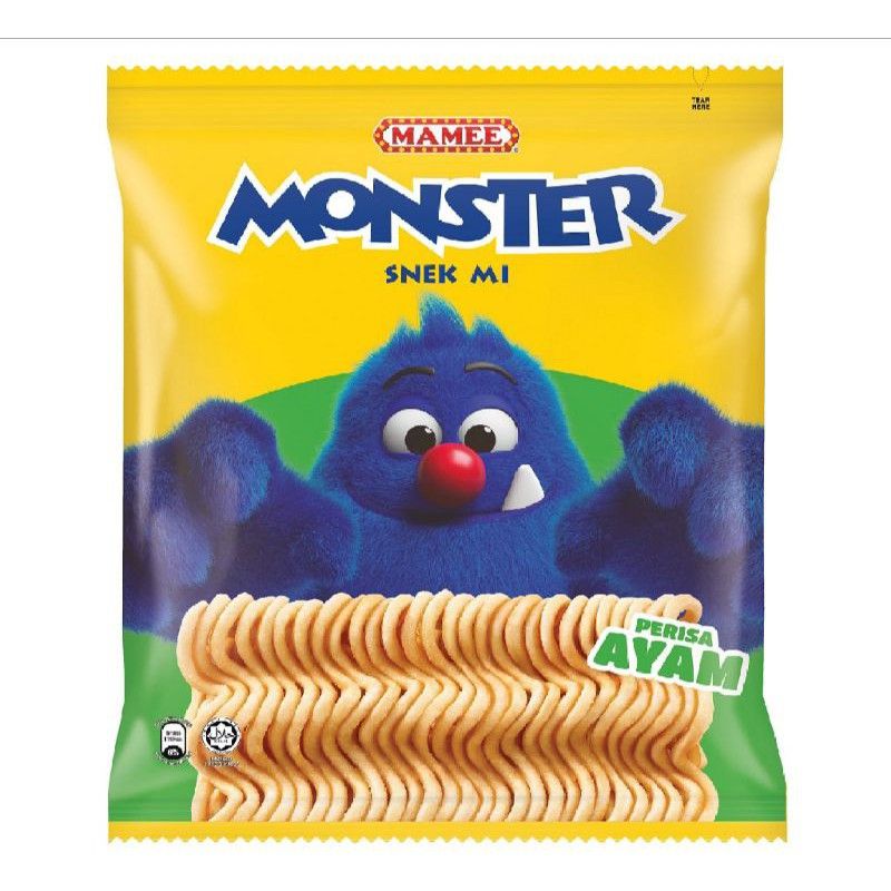 Mamee Monster Family Pack of 8 x 25g (3 variants) | Shopee Malaysia