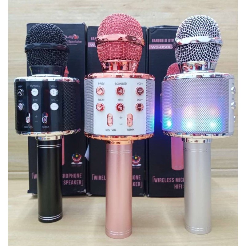 MAGIC KARAOKE MIC 🌹 WS-858L🌹 | Shopee Malaysia