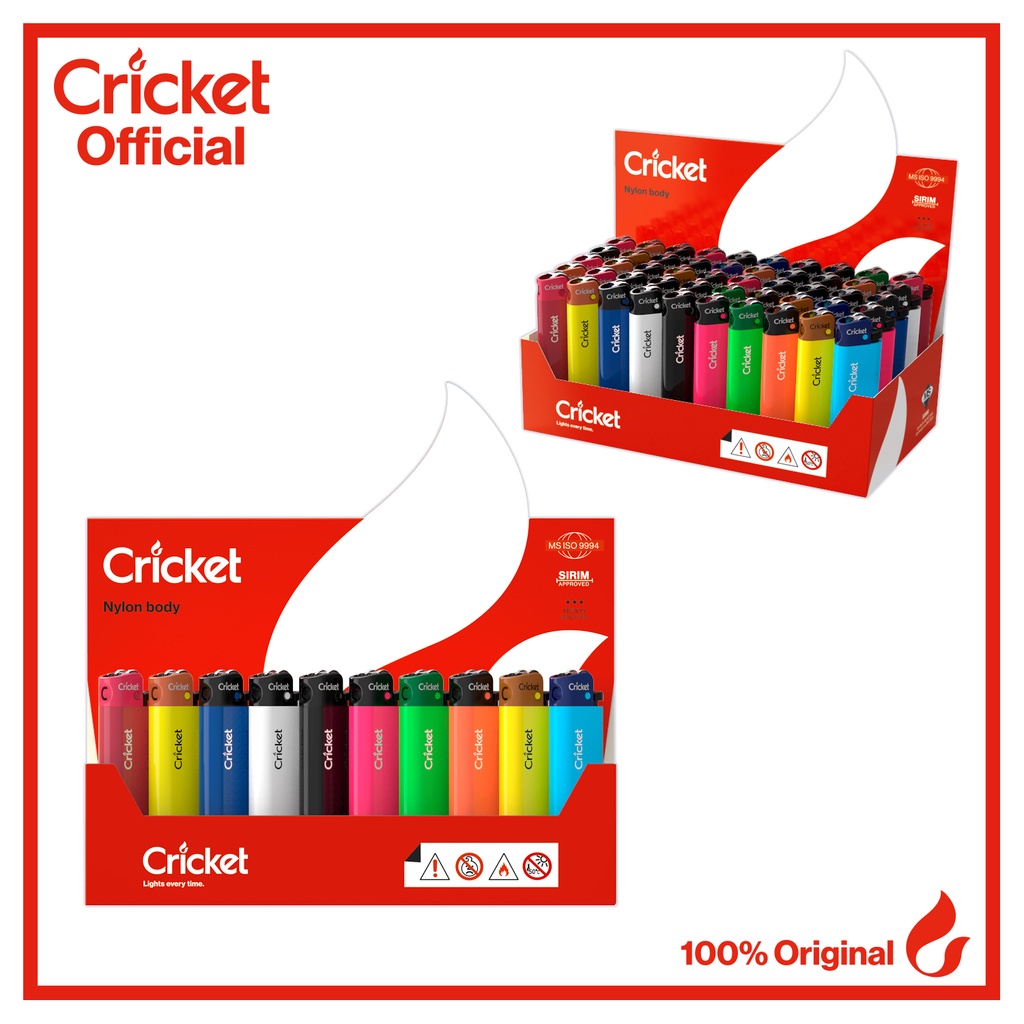 Cricket Lighters Original (50 Pcs) | Shopee Malaysia