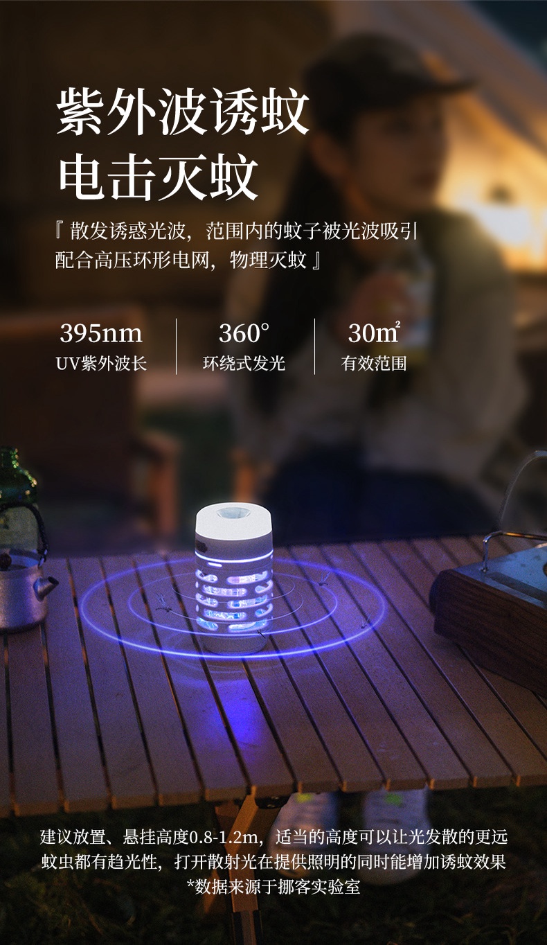 Naturehike Mosquito UV Killing Lamp Camping Tent Light Lantern Portable ...