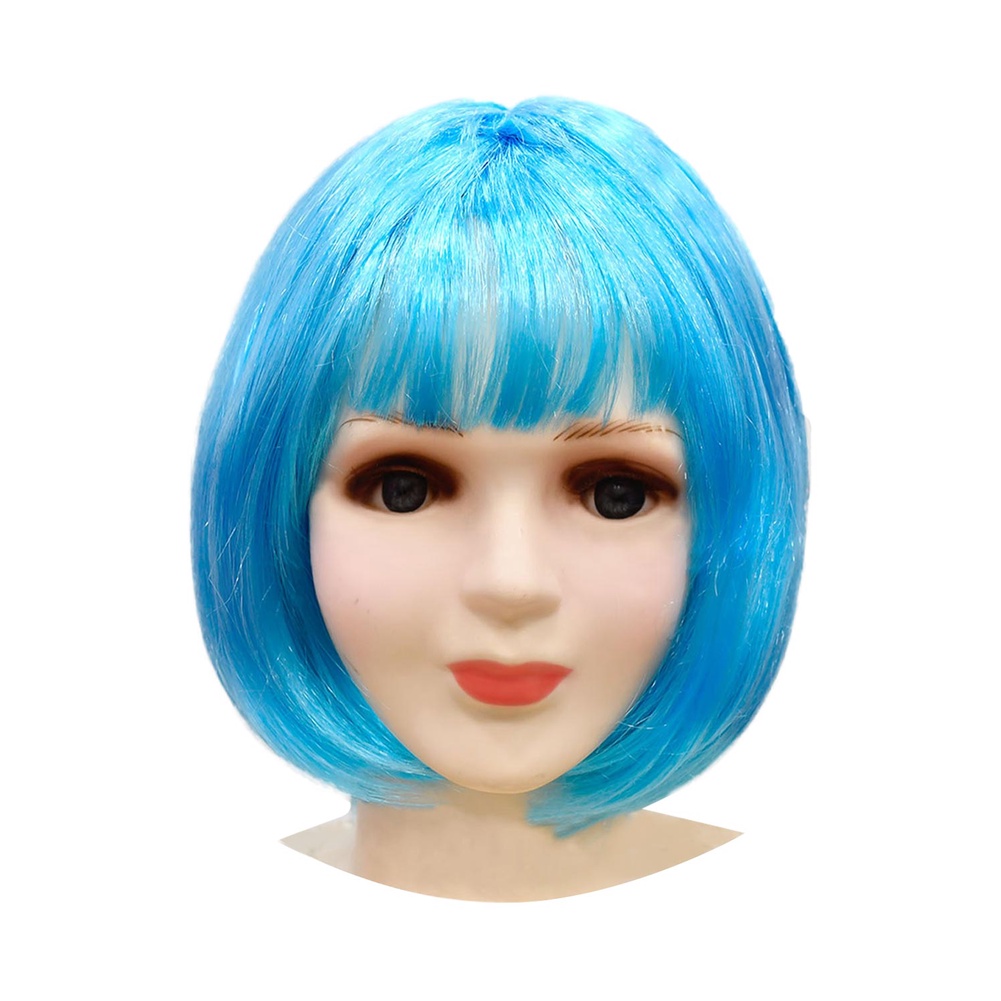 Zombies 3 Alien Costume Zed Wig Cosplay A-Lan Short Hair Layered Fluffy ...