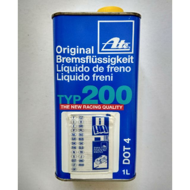 ATE TYP200 Dot4 Synthetic Brake Fluid, 1 Liter. | Shopee Malaysia