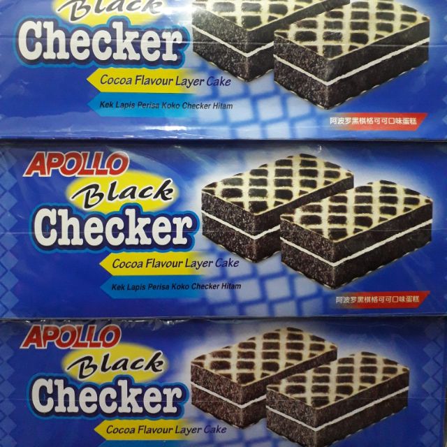 Apollo Black Checker Layer Cake (24pcs), Ready Stock🚚,Hot Sale🔥 ...