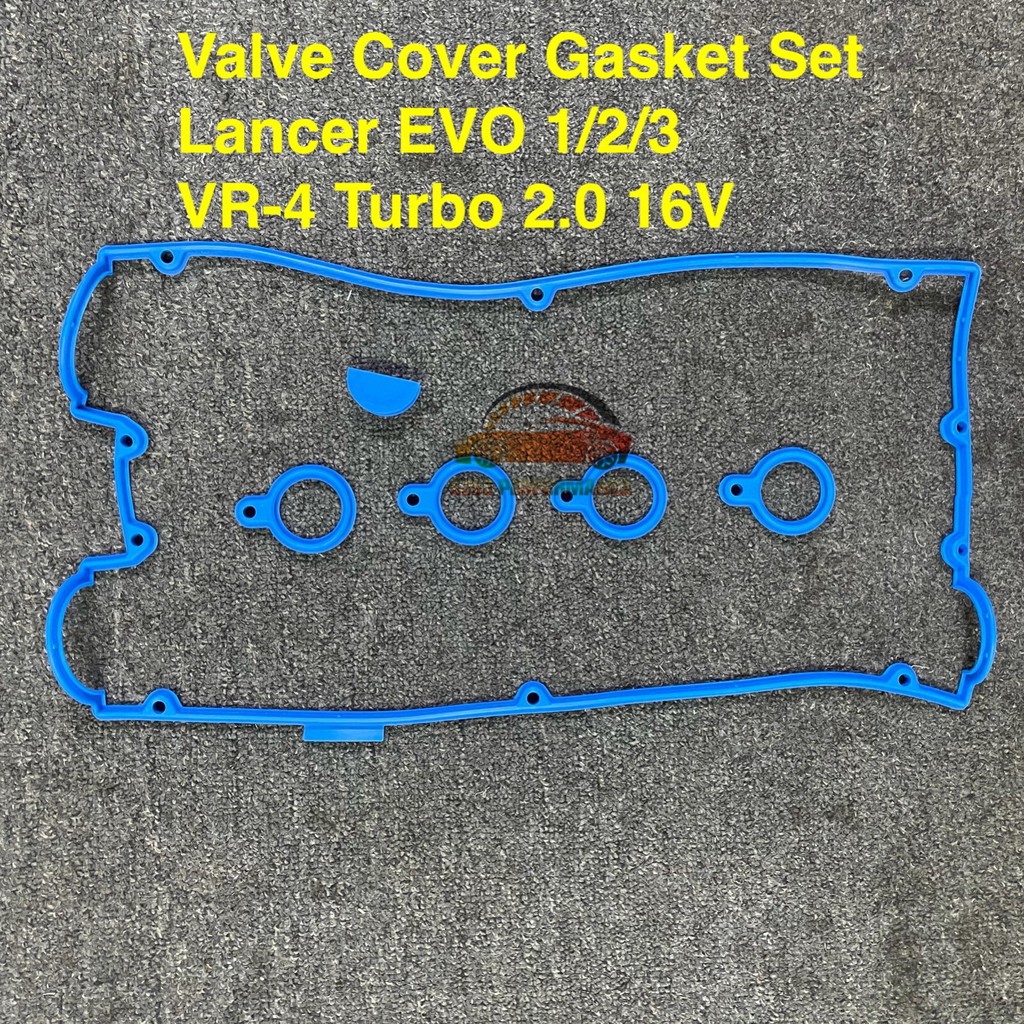 MITSUBISHI 4G63T DOHC EVO 1/ 2/3 ROCKER COVER GASKET SET SILICONE VR4 ...