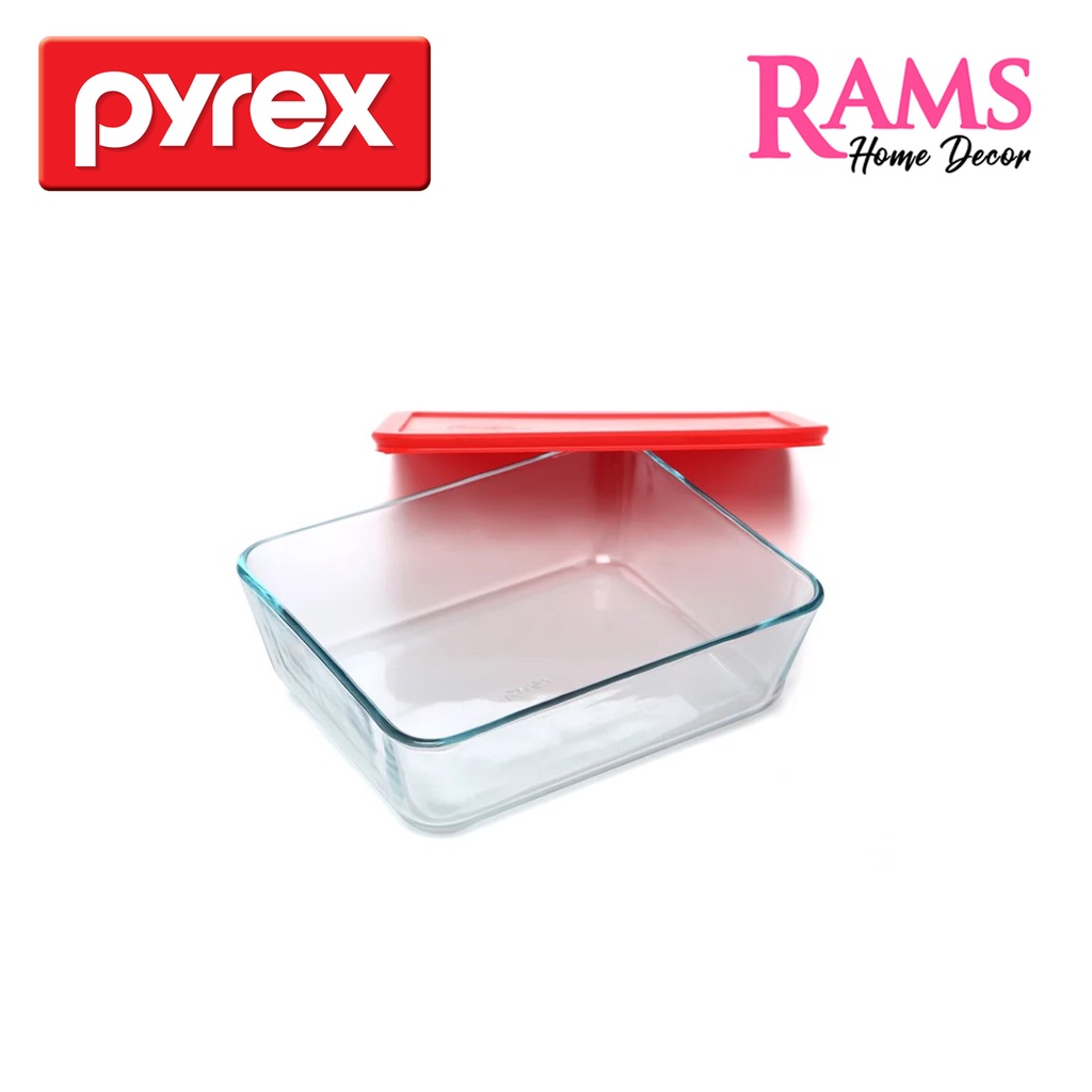Pyrex Simply Store Rectangular Glass Food Storage Container Dish with ...