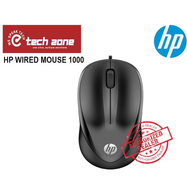 HP Wired Mouse 1000 (4QM14AA) | Shopee Malaysia