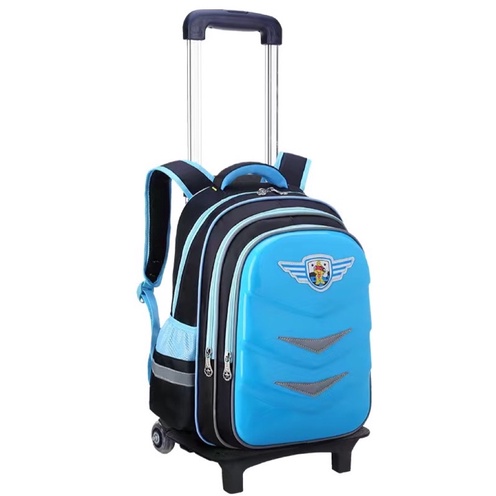 Back to school Kids Trolley Backpack Wheeled Students School Bag 2 ...