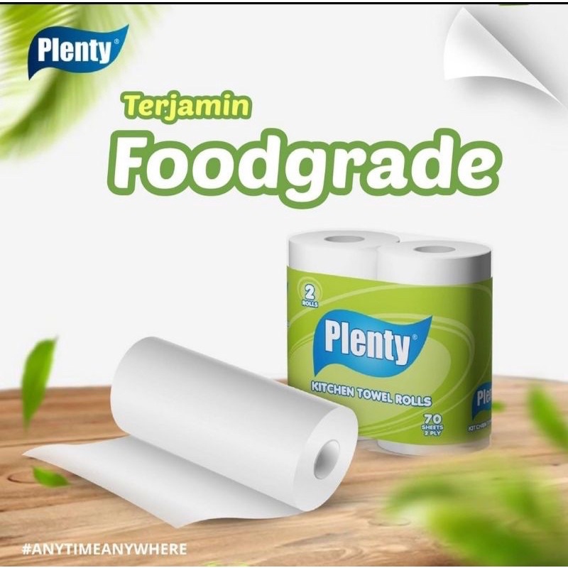 Plenty Kitchen Towel (70 sheets / 2 ply) | Shopee Malaysia