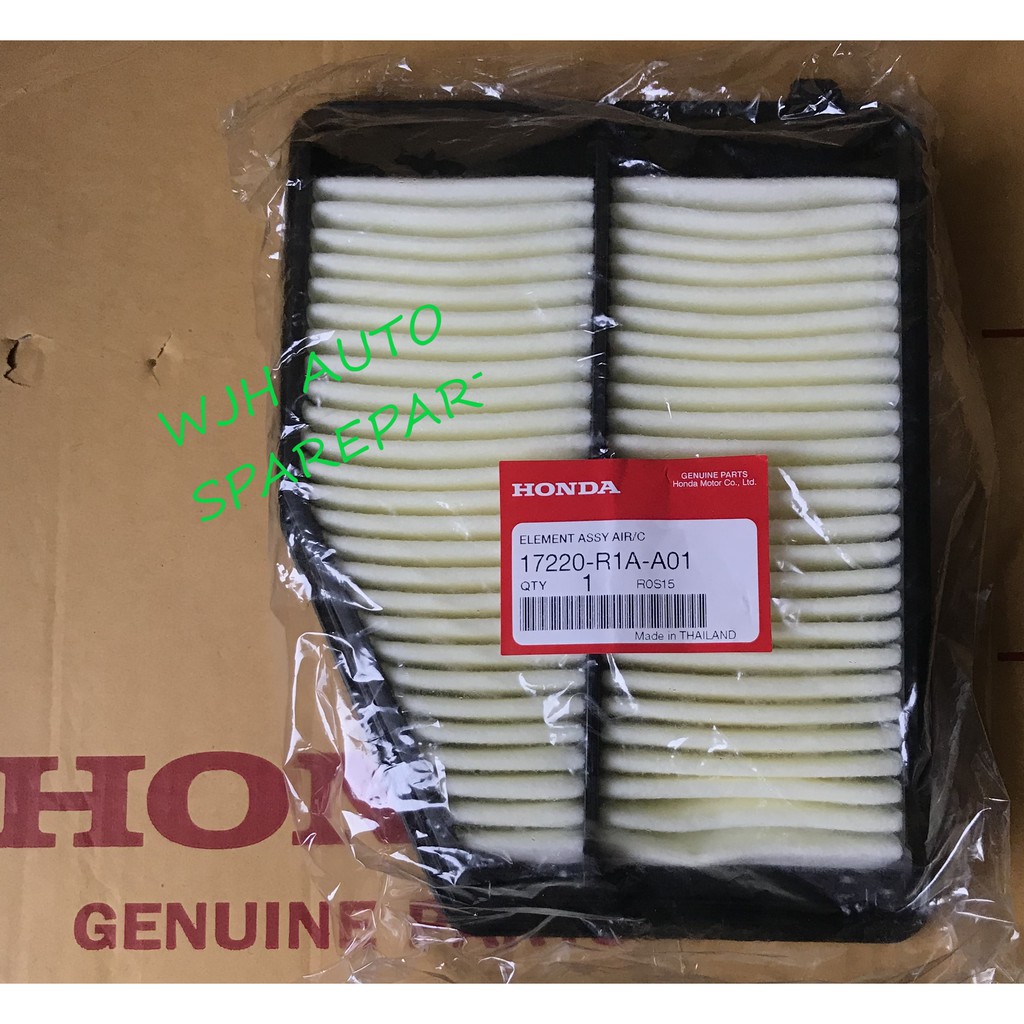Honda Genuine Air Filter Honda Civic TRO TR0 ( FB ) 17220-R1A-A01 ...