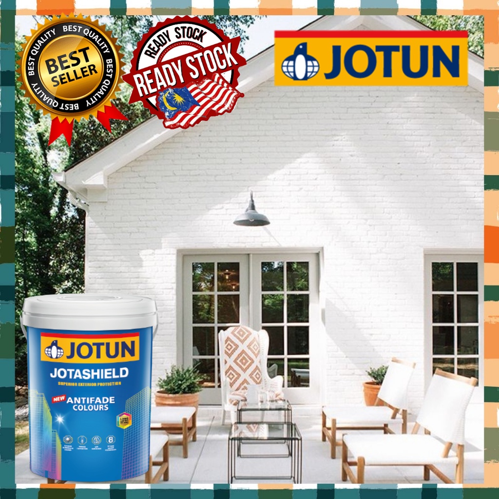 SINAR JOTUN PURE WHITE 0001 20 LITER JOTASHIELD TOUGH SHIELD EXTERIOR ...