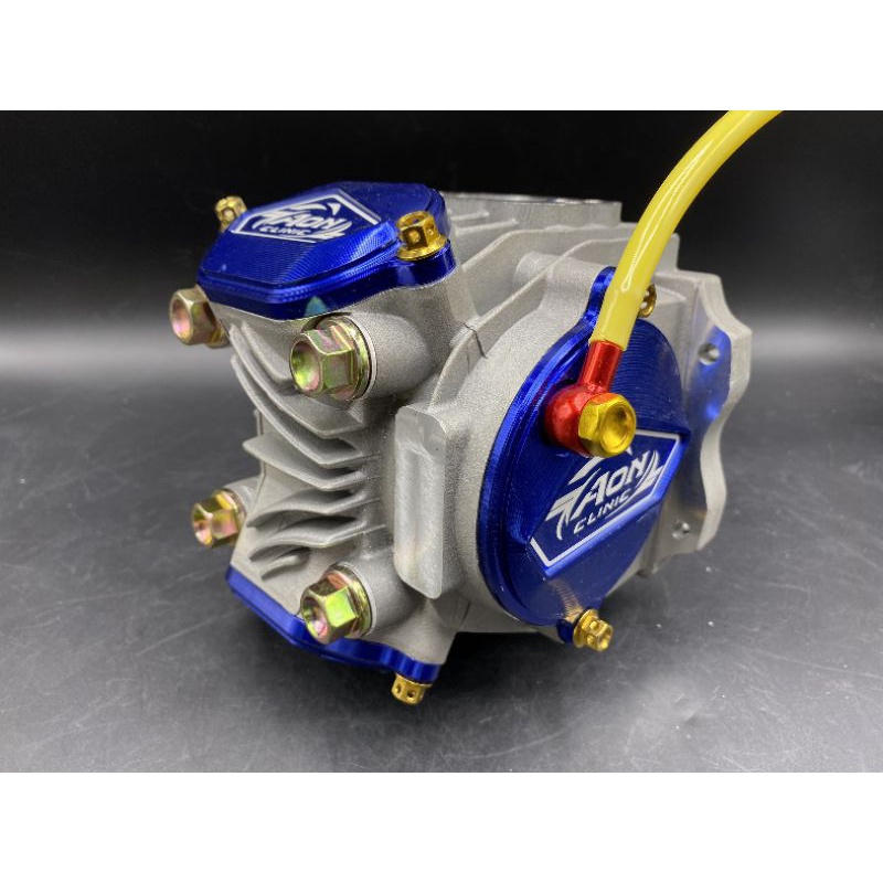 WAVE 125 4V Cover Head CNC By pass W125 4 Valve WAVE125 Alloy CNC RED ...