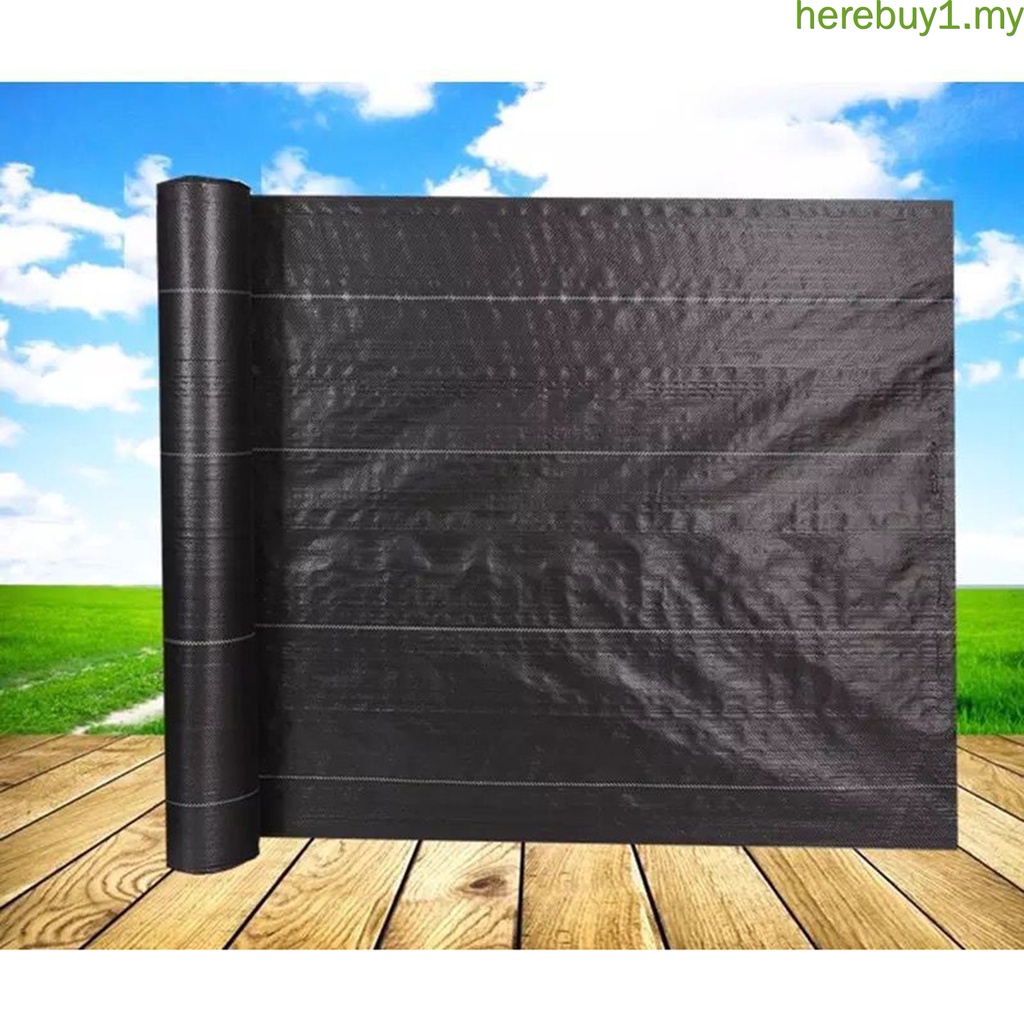 1.5*5 meters Weed Barrier Anti Grass Cloth Garden Landscape Black UV ...