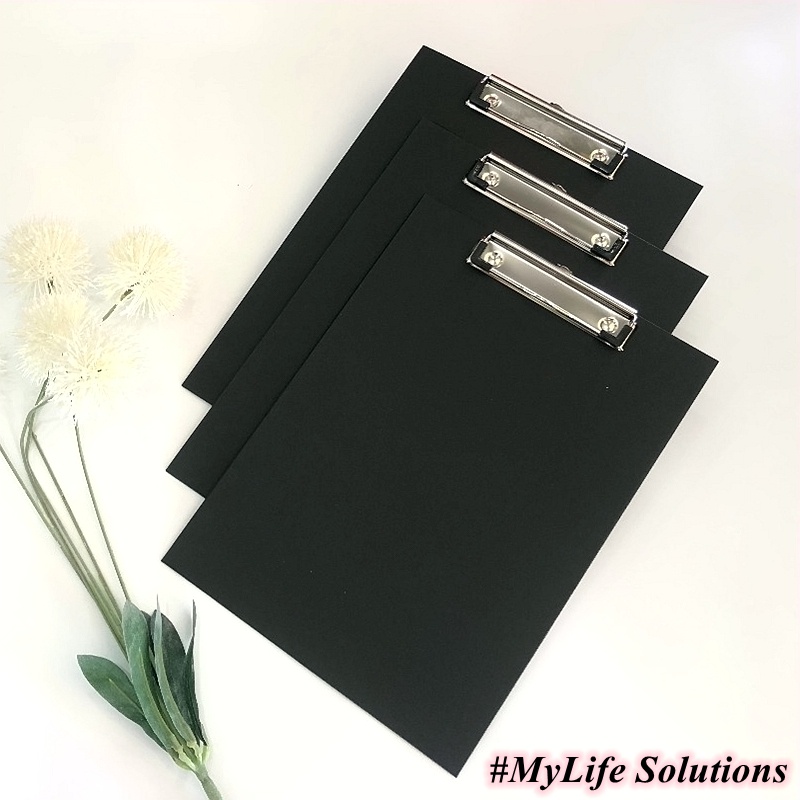 A4 Size Clipboard File with Stainless Clip paper Wrapped Clip Board ...